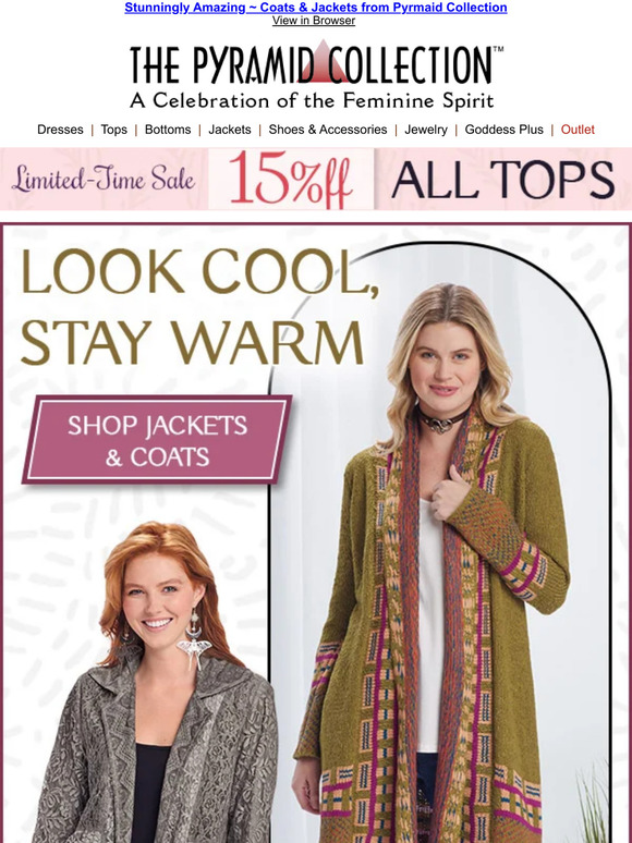 Pyramid Collection: Look Cool, Stay Warm ~ Jackets & Coats to Love ...