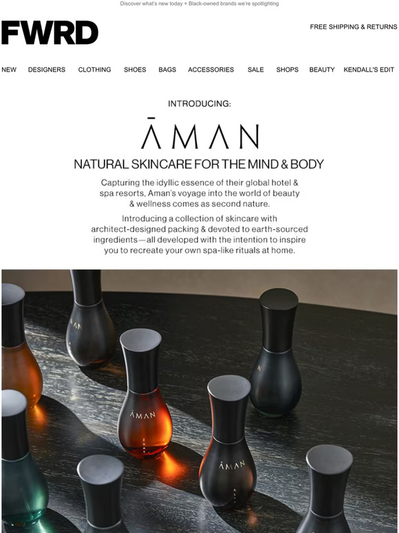 Forward: New to FWRD: AMAN | Milled