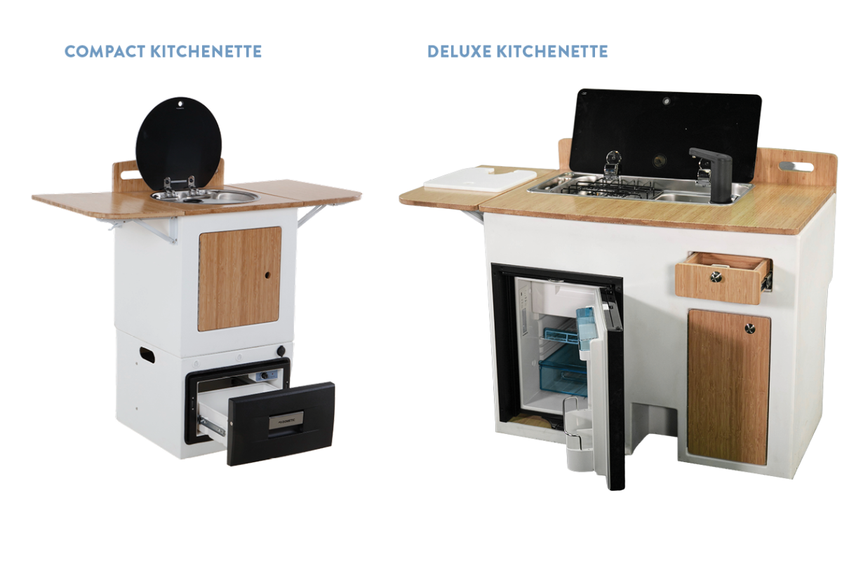 Happier Camper: Introducing: the New Compact and Deluxe Kitchenettes ...