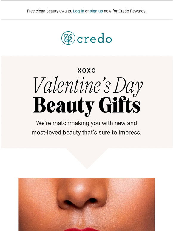 Credo Beauty: Valentine’s Day gifts for lovers & friends | Milled