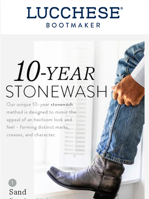 Lucchese: The 10-Year Stonewash | Milled