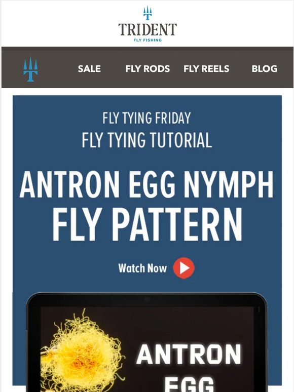 Trident Fly Fishing: How to Tie an Antron Egg Nymph. | Milled
