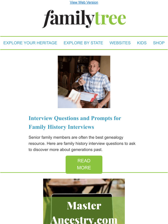 Family Tree Magazine: Genealogy Questions to Ask Your Relatives | Milled