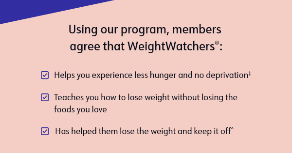 WeightWatchers: Less hunger and real results‡ | Milled