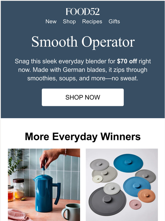 Food52: $70 off your new everyday blender. | Milled