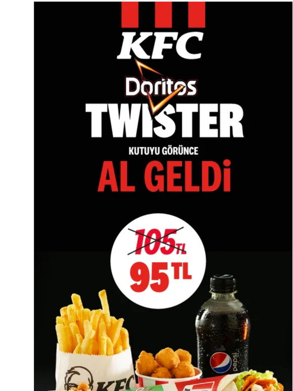 KFC: KFC Doritos Twister Kutu Al Geldi! 🤩 | Milled
