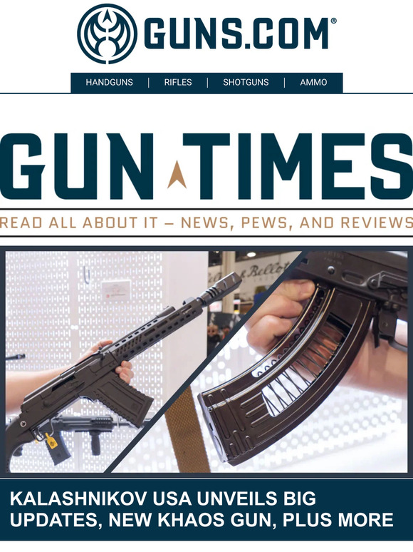 Guns.com: Gun Times: Kalashnikov USA Unveils Big Updates, New Khaos Gun ...