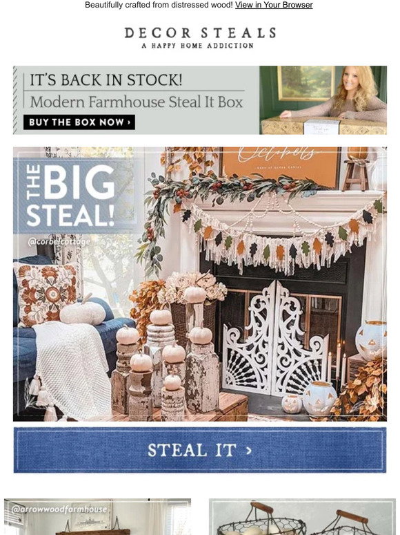 Decor Steals: 2 Piece Carved Architectural Spindle Wall Decor | Milled