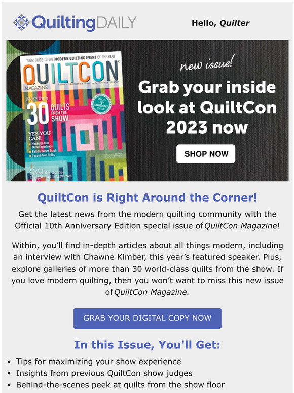 Fons & Porter: Get an Inside Look at QuiltCon 2023 | Milled