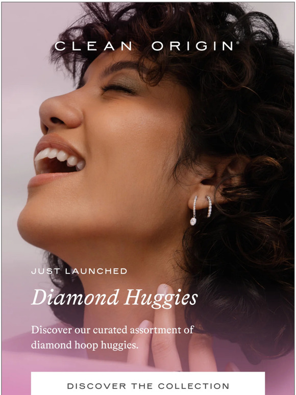Clean Origin: Trending: Diamond huggies | Milled