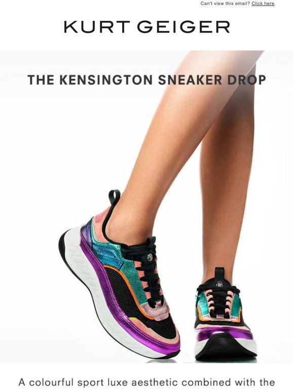 Kurt Geiger: Just Landed – The Kensington Sneaker | Milled