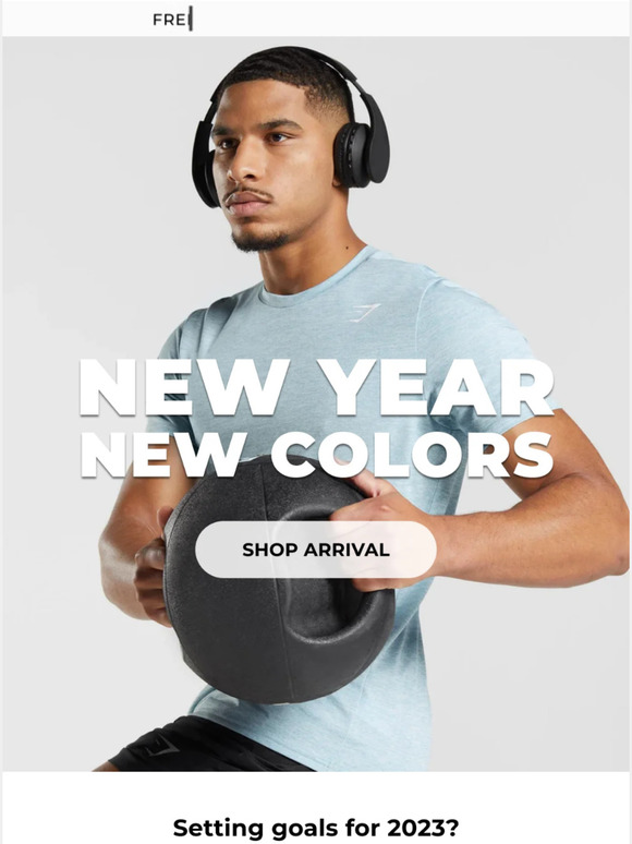 Gymshark: This just in: NEW colors! | Milled