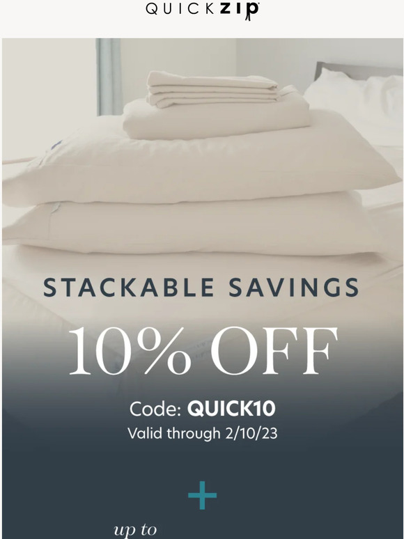 QuickZip: Shop now and stack your savings! | Milled