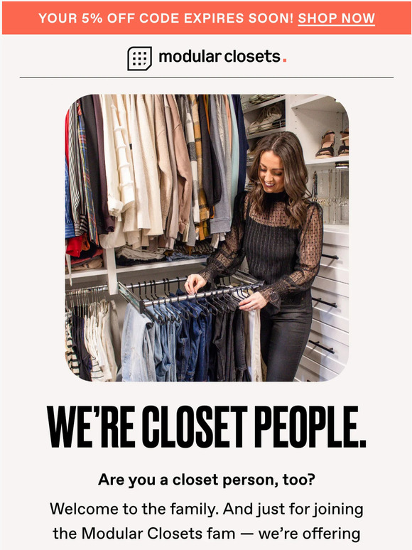 Modular Closets: Get the internet's favorite closet 👉 | Milled
