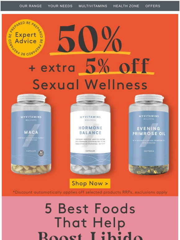 Myvitamins: 5 Best Foods That Help Boost Libido | Milled
