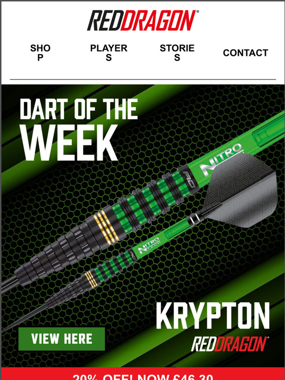 Red Dragon Darts: DART OF THE WEEK - KRYPTON 🎯🔥 | Milled