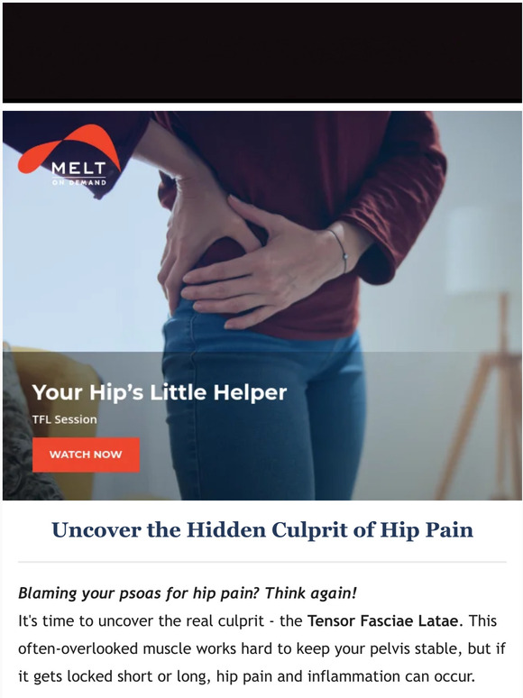 MELT Method: TFL - The Secret Hip Pain Culprit | Milled