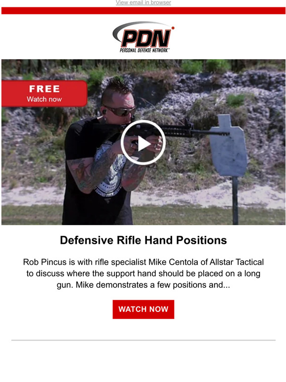 Personal Defense Network: Defensive Rifle Hand Positions | Milled