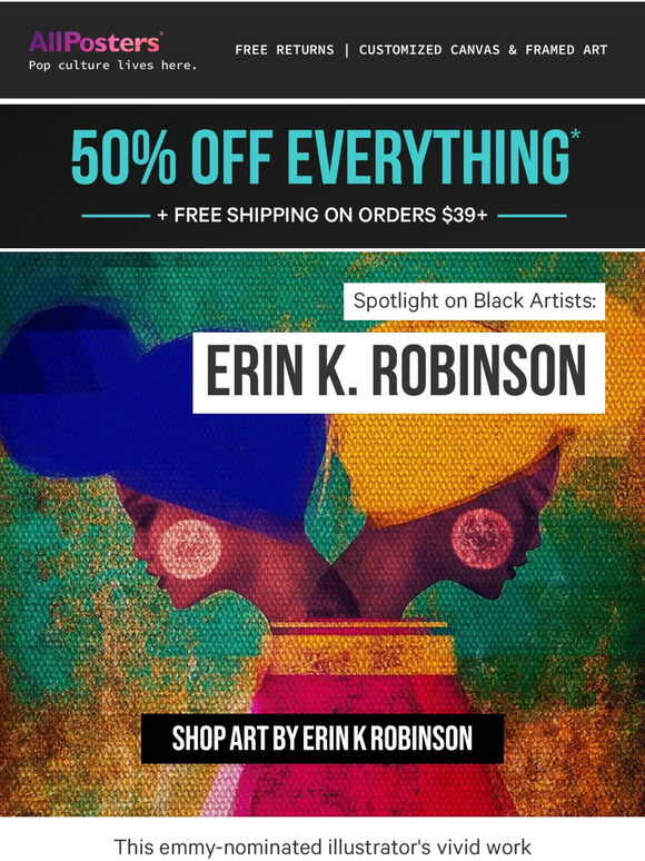 AllPosters: Artist Erin K. Robinson is in the spotlight! | Milled