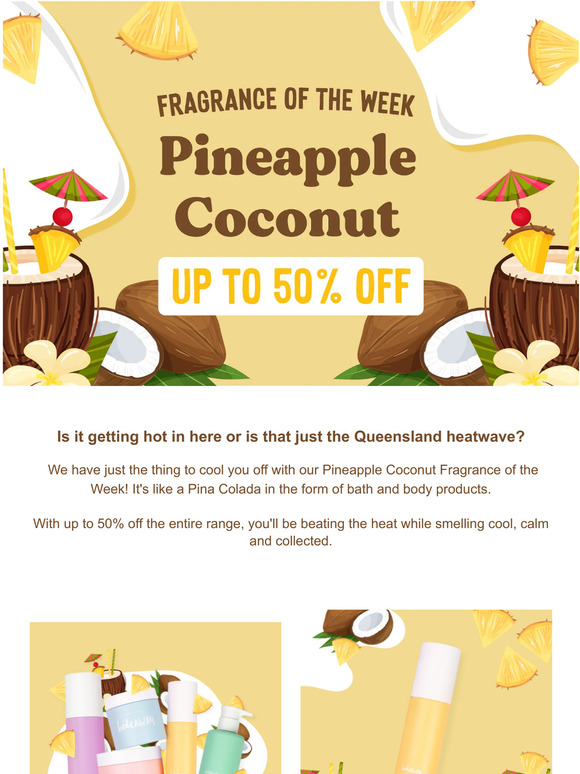 Hideaway: Pineapple Coconut is our fragrance of the week 🍍🥥 | Milled