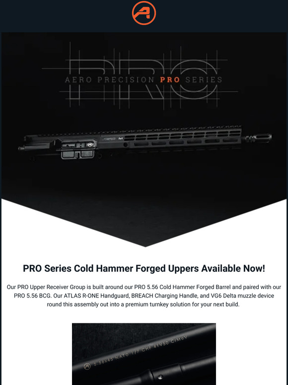 Aero Precision: PRO Series Cold Hammer Forged Uppers Available Now⚡ ⚡ ...