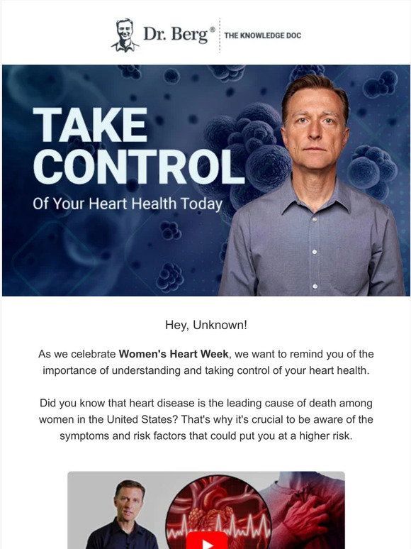 Dr. Berg: Learn how to prevent a heart attack | Milled
