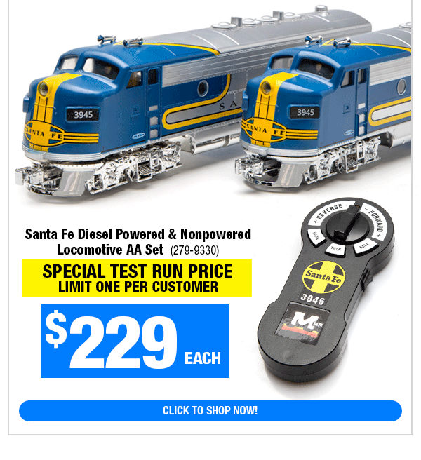 Menards: Santa Fe Bluebonnet Engines! | Milled