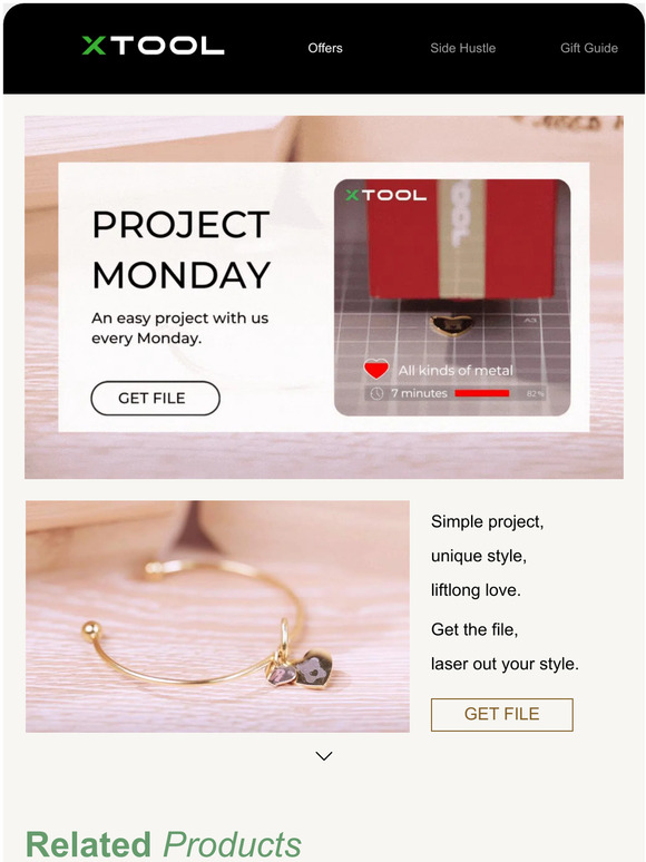 xtool: 👉 Project Monday - An Easy Project with Us Every Monday | Milled