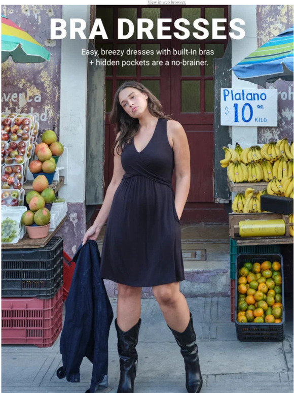 Soma: We know bras better than anyone—try our bra dresses. | Milled