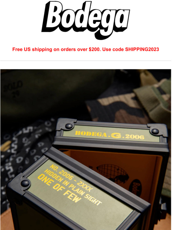 Bodega: Shop this season's latest arrivals now available at Bodega | Milled