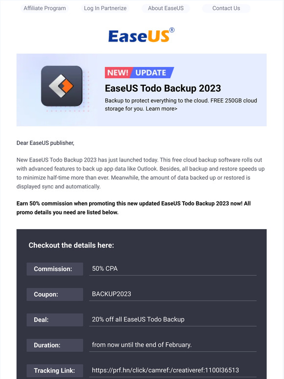 EaseUS: Unlock new cloud backup software [EaseUS Todo Backup 2023] | Milled