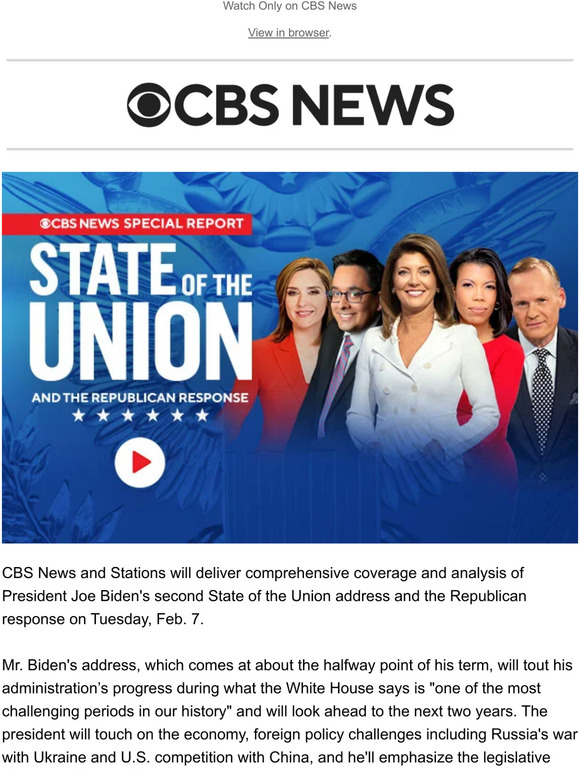 CBS MoneyWatch: State of the Union 2023 | CBS News: Your destination ...