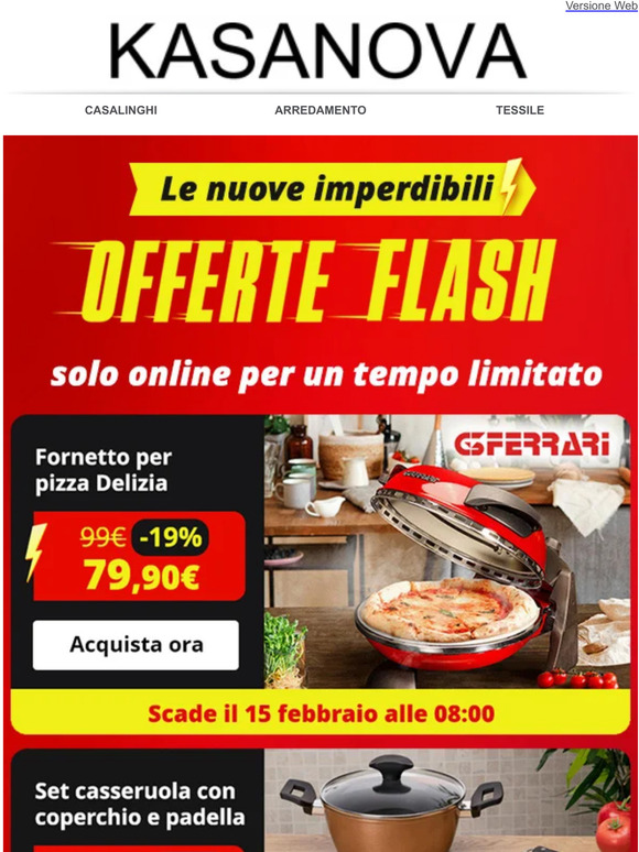 Kasanova: Offerte Flash: novità da non perdere ⚡ | Milled