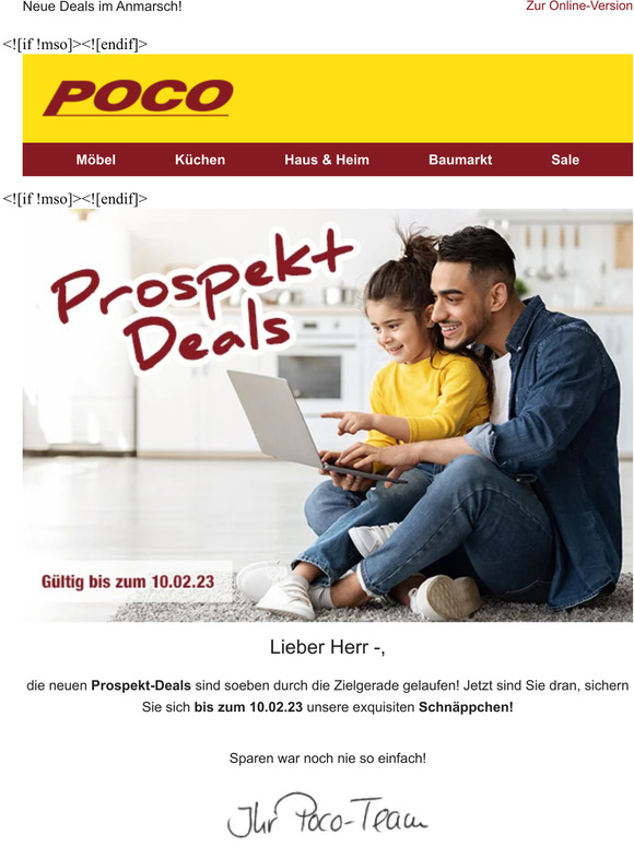 POCO: 3, 2, 1 - GO! Hier kommen die Prospekt-Deals! | Milled