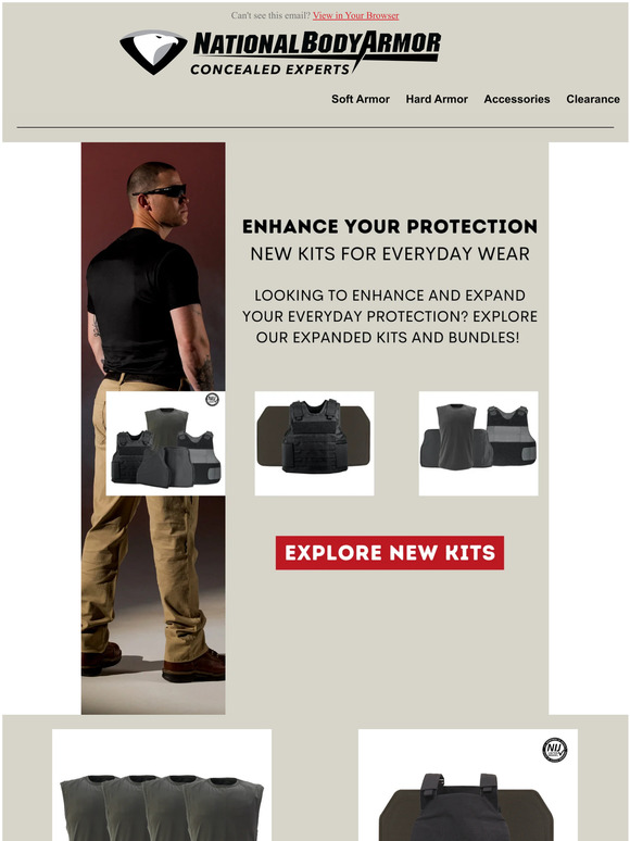 National Body Armor: Kits For Everyday Wear | Milled