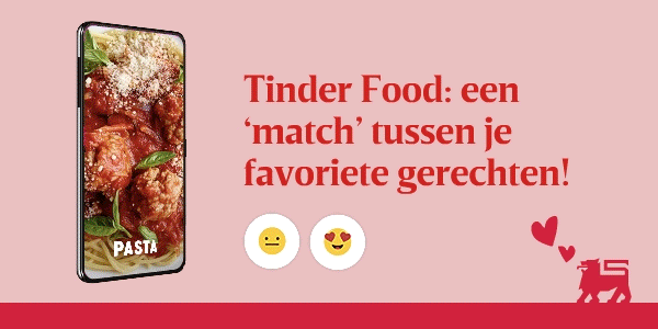 Delhaize: Tinder food: wat is jouw perfecte match? | Milled