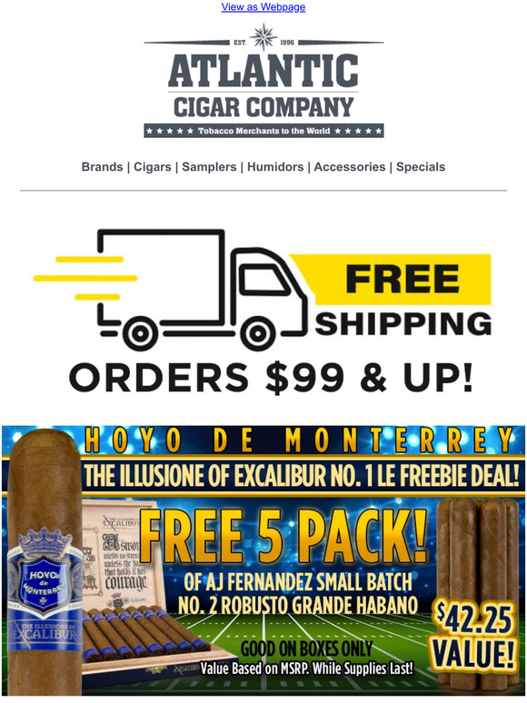 Atlantic Cigar Company: Hoyo De Monterrey The Illusione of Excalibur No ...