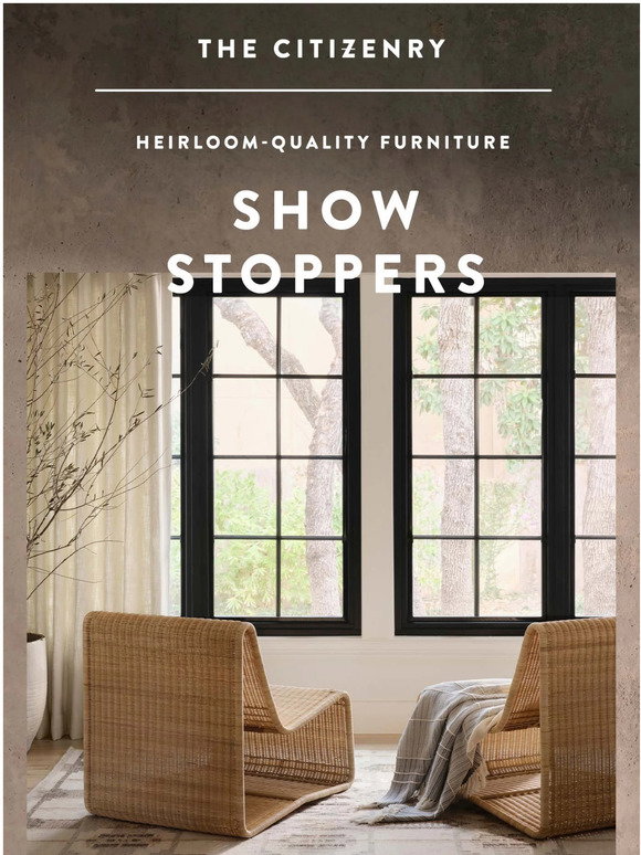 The Citizenry: Spotlight On: Statement Furniture | Milled