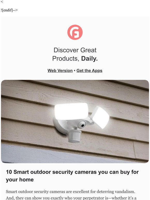 Gadget Flow: 10 Smart outdoor security cameras you can buy for your ...