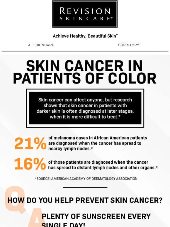 Revision Skincare: The Real Stats on Skin Cancer in Patients of Color ...