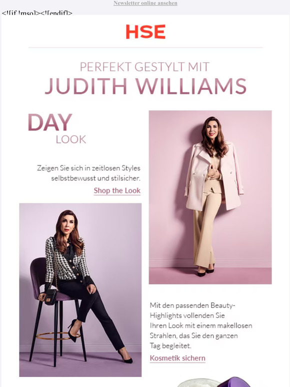 HSE24: 🤍 Shop the Judith Williams Look! 🤎 | Milled