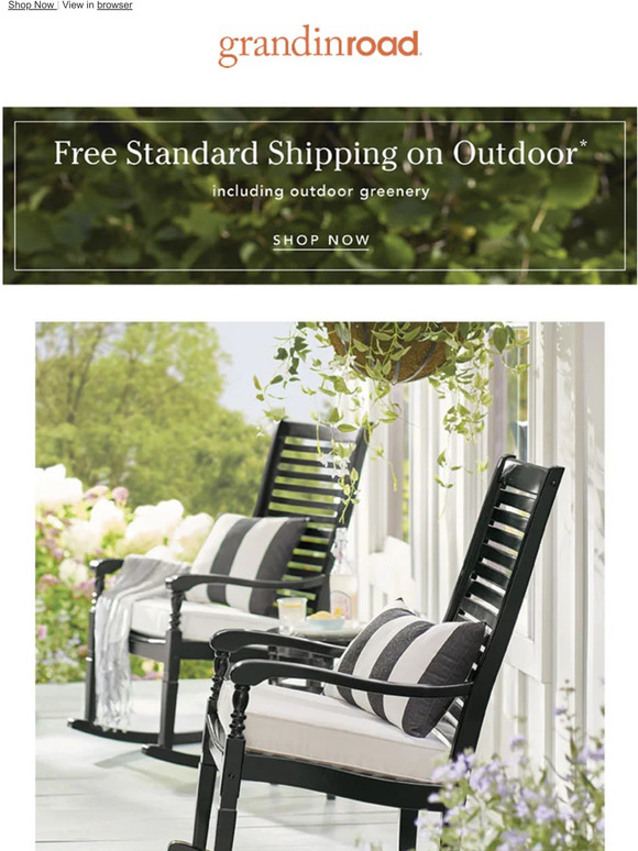 Grandin Road: Our NEW spring collection is here! | Milled