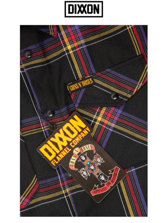 Dixxon Flannel Co.: GUNS N' ROSES X DIXXON | Milled