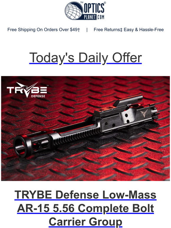 OpticsPlanet: NEW! TRYBE Defense Complete BCG | Milled