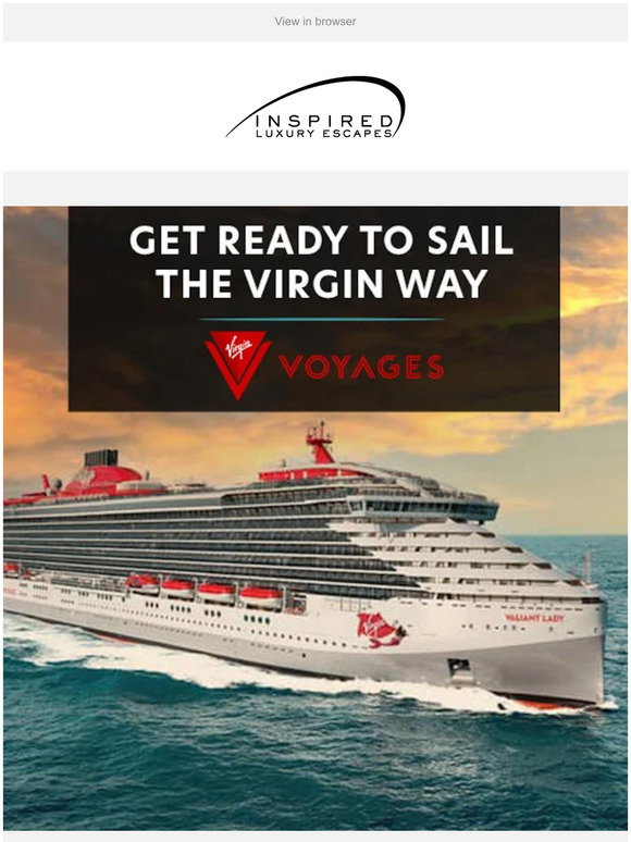 Inspired Luxury Escapes: Set Sail The Virgin Way - Adults Only ...
