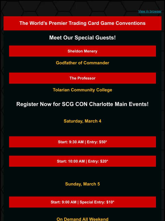 Star City Comics & Games: 🔍 Why you can't miss SCG CON Charlotte! 🏆 ...