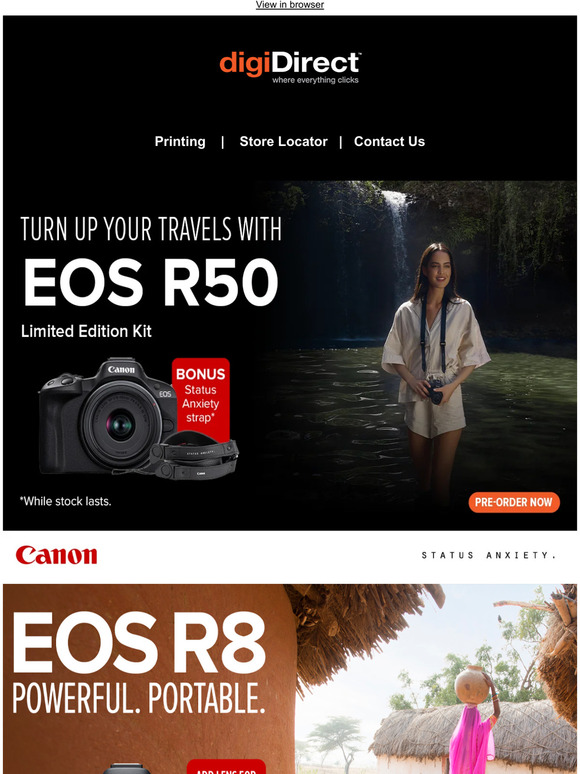 digiDirect: — NEW from Canon, Nikon & OM System. Pre-order NOW! | Milled