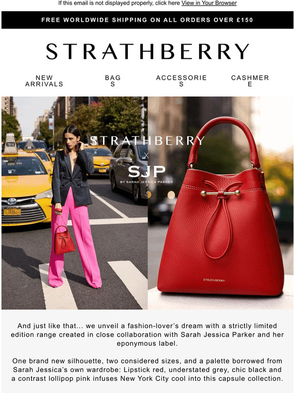 Strathberry: Revealed: Strathberry x Sarah Jessica Parker Collection ...