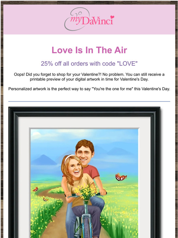 myDaVinci.com: Oops! Did you forget? There's still time for Valentine's ...