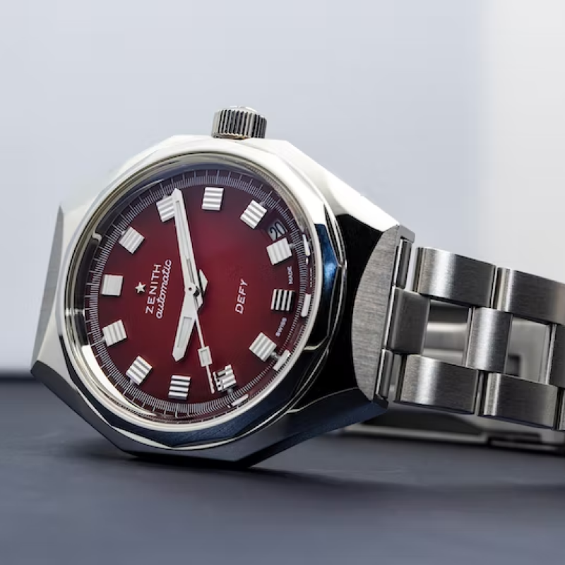 Hodinkee: Now Available: Zenith Defy Revival A3642 With Red Dial | Milled
